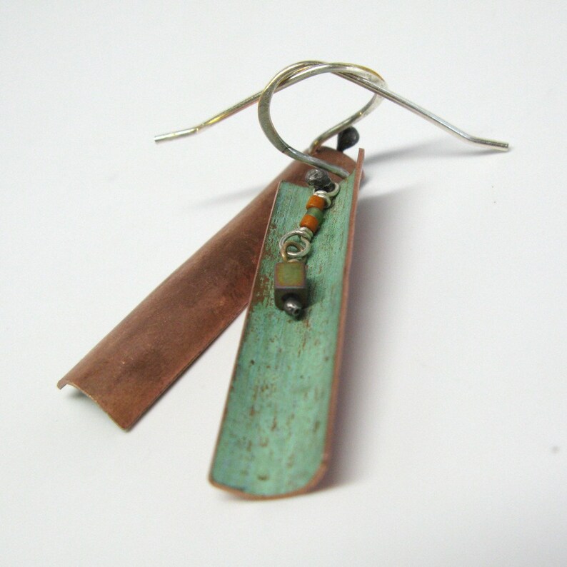 Urban Southwest Style Copper Earrings Etsy