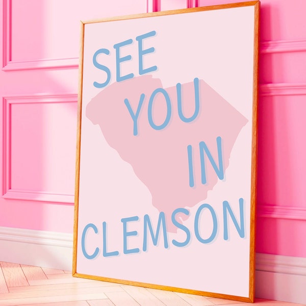Clemson Art - Etsy