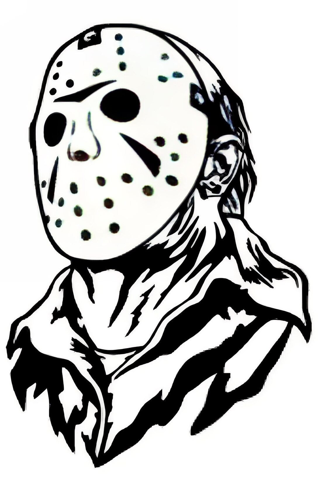 Jason Voorhees friday the 13th Premium Vinyl Decal. Horror, Thriller ...
