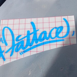 Fatlace Premium Vinyl Decal. JDM, KDM, Import, Tuners, Car Meet, Car ...