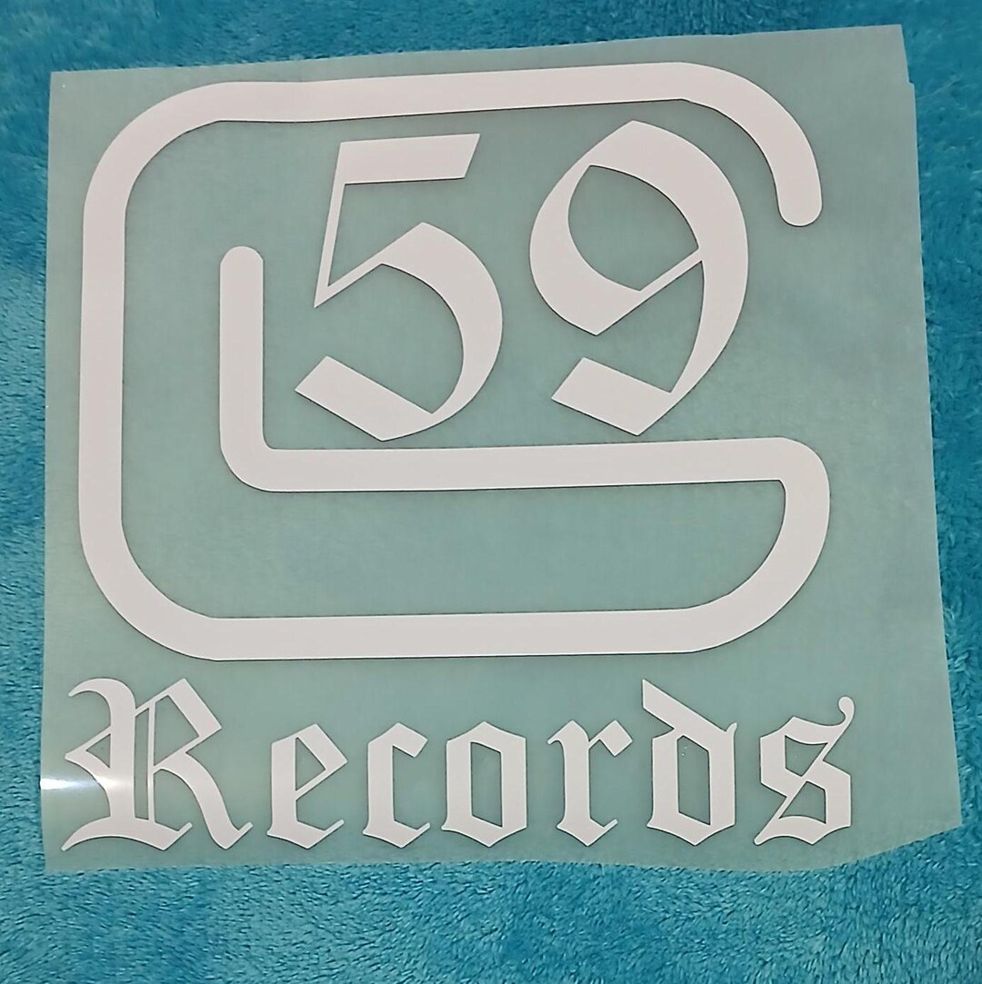 Glock 59 Records Premium Vinyl Decal. G59, Suicideboys, Scrim, Ruby Da Cherry, Music, Rap - Etsy
