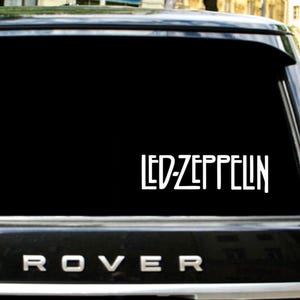 Led Zeppelin Vinyl Decal Classic Rock, 70's - Etsy