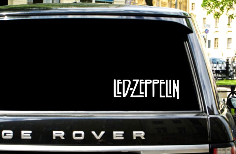 Led Zeppelin Vinyl Decal Classic Rock, 70's - Etsy