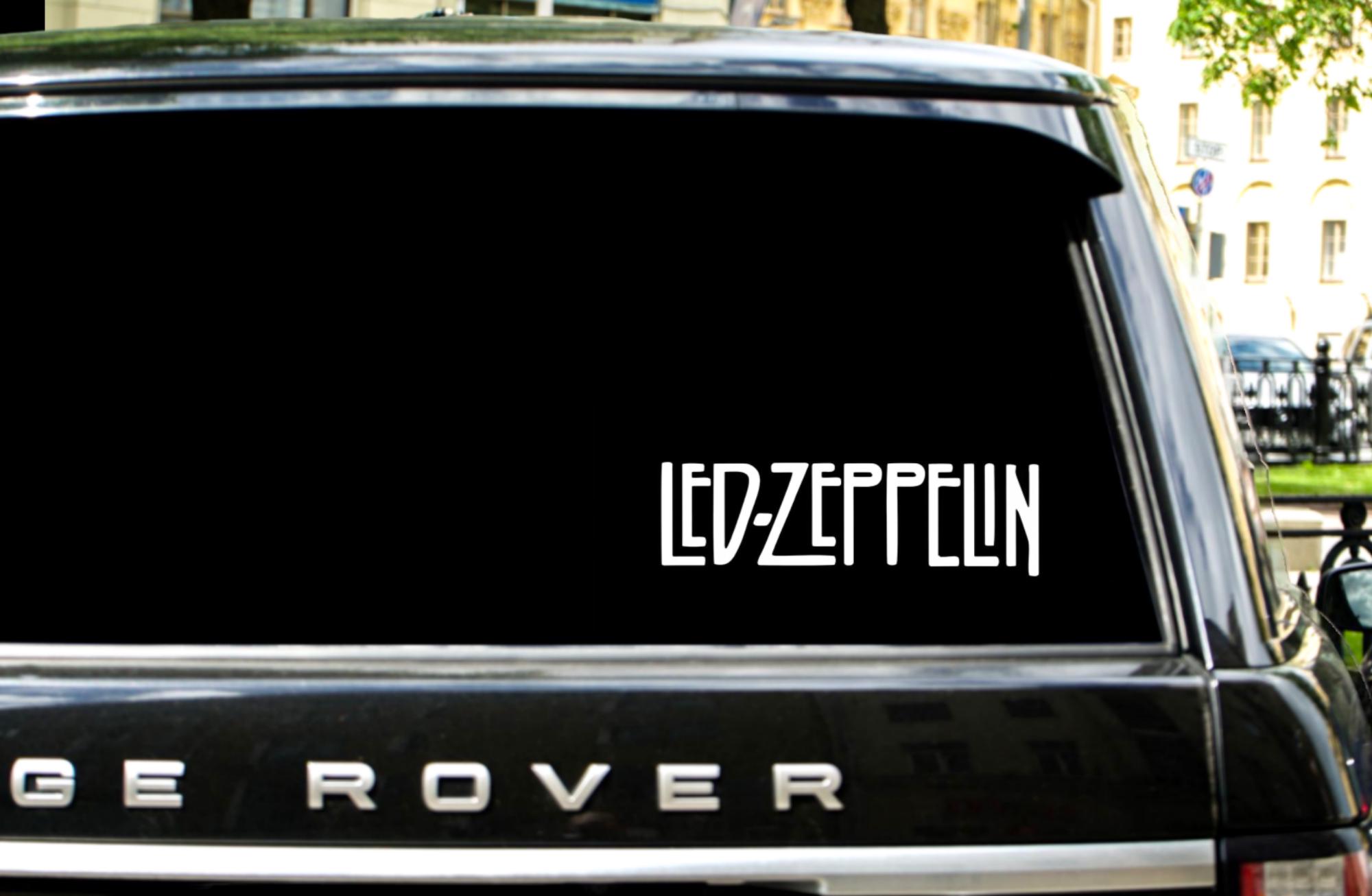 Led Zeppelin Vinyl Decal Classic Rock, 70's - Etsy