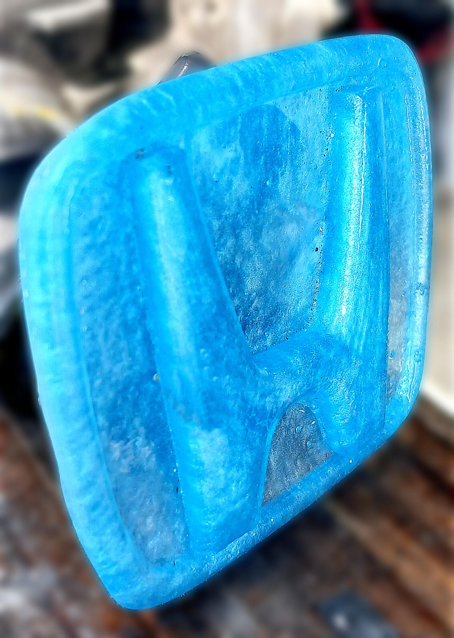 Handmade Epoxy Resin 14mm-18mm Ear Plugs Purple and Blue - Etsy