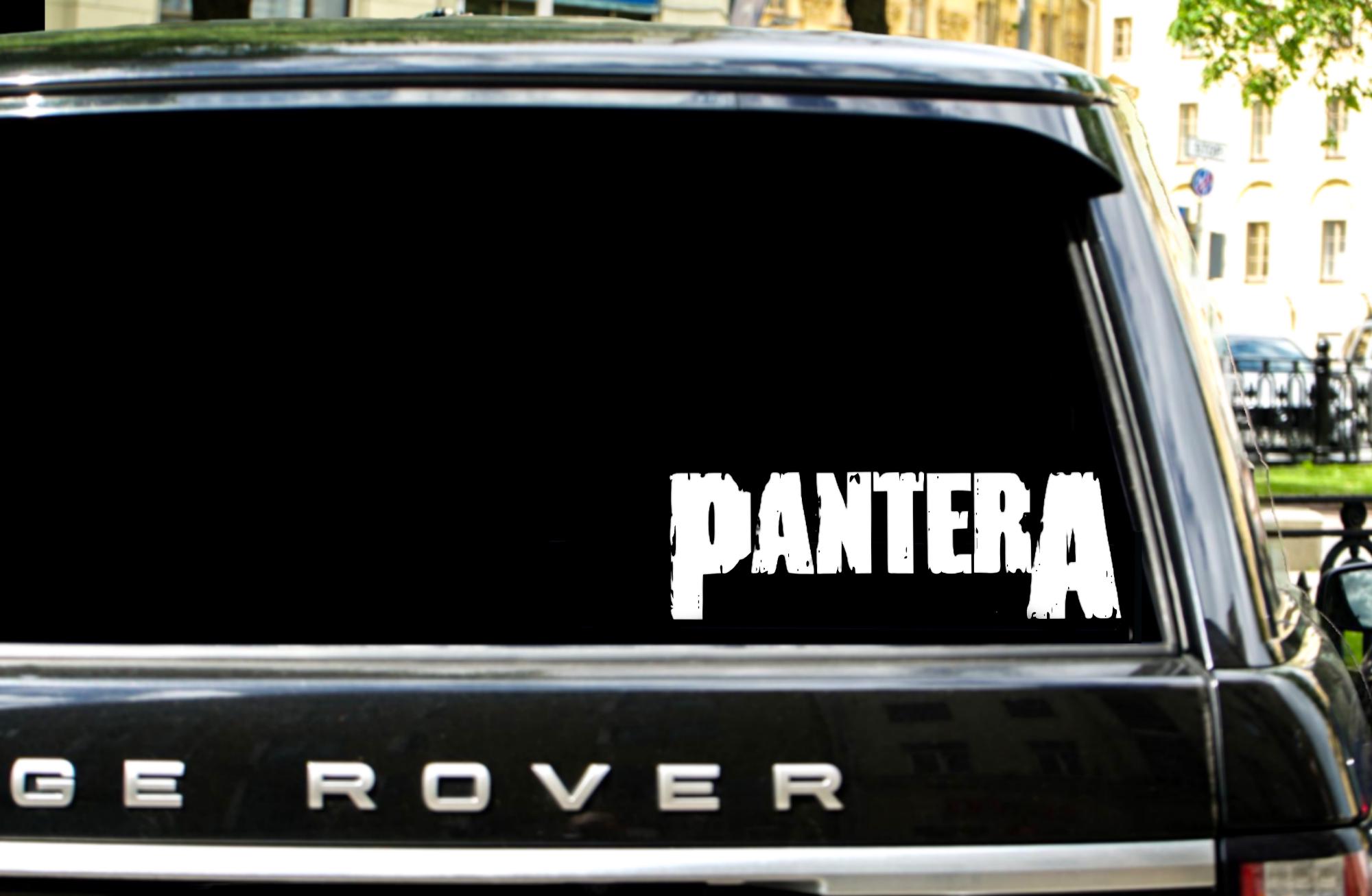 Pantera Premium Vinyl Decal. Rock, Heavy Metal, Dimebag, Vinnie Paul ...
