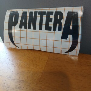 Pantera Premium Vinyl Decal. Rock, Heavy Metal, Cowboys From Hell, Vinnie, Dimebag - Etsy
