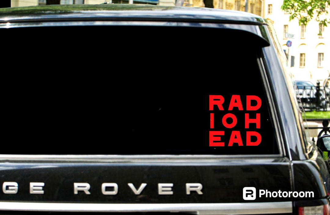 Radiohead Premium Vinyl Decal. Thome York, Creep, Alternative Rock, 90s ...