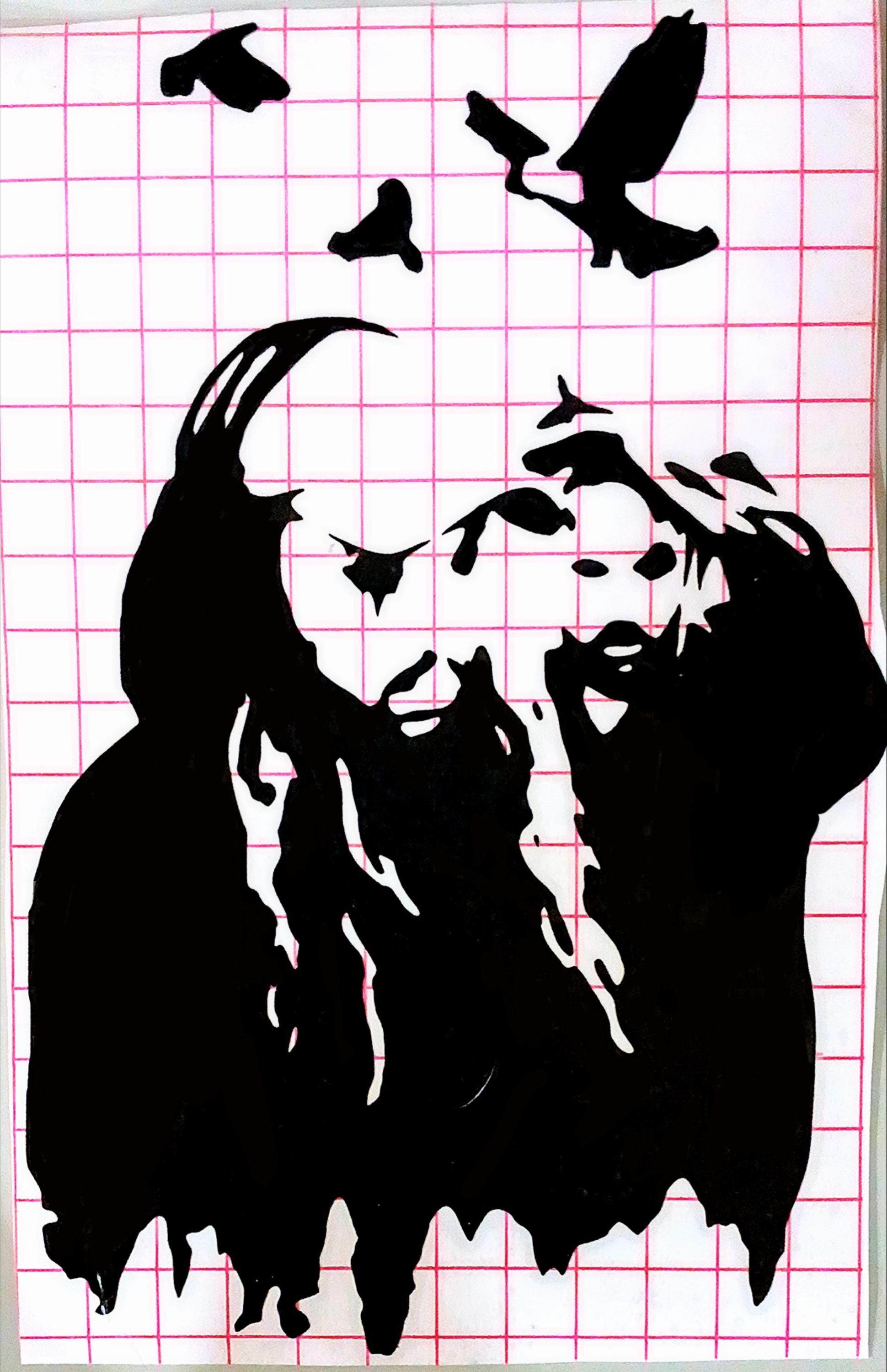 Suicideboys scrim & Ruby Da Cherry Silhouette Vinyl Decal. G59, Rap ...