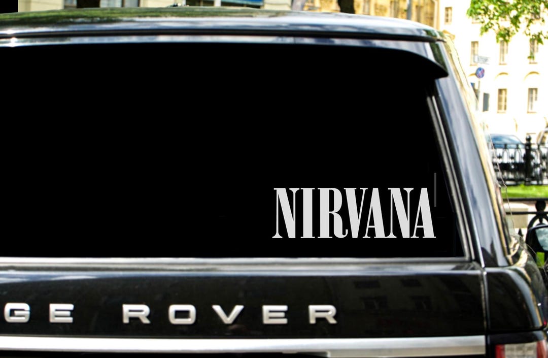 Nirvana Premium Vinyl Decal. Grunge, 90s, Kurt Cobain, Music - Etsy