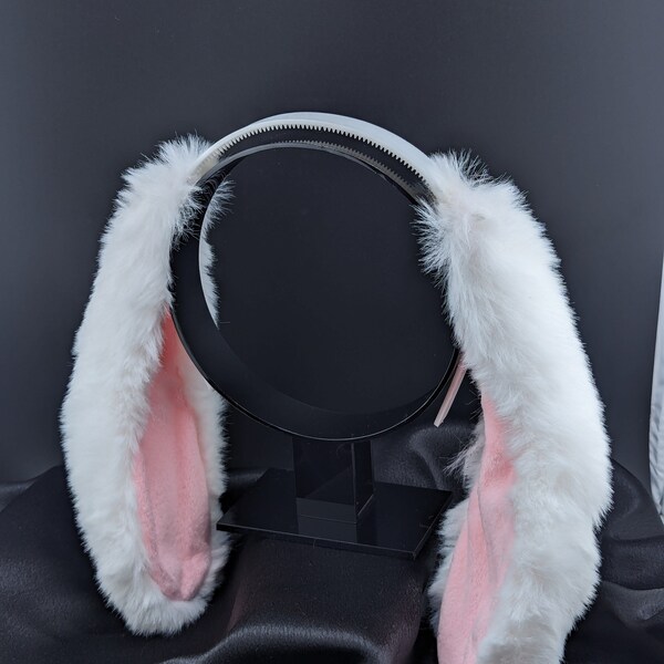 White Bunny Ears - Etsy
