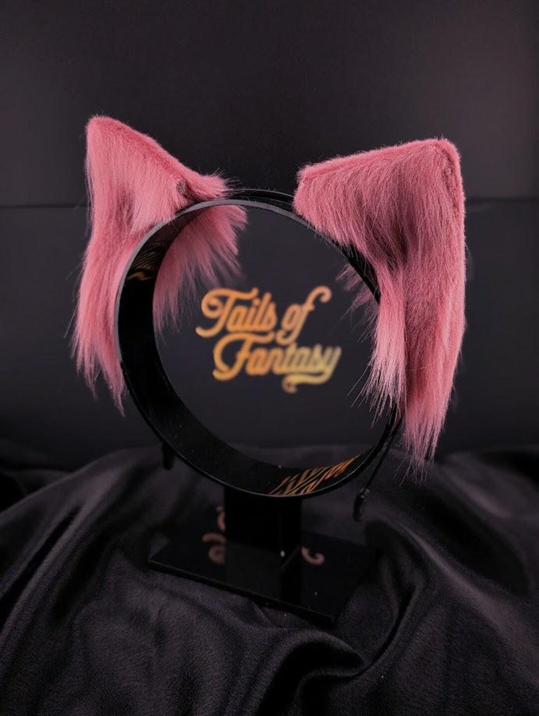 Rose Pink Cat Ears - Etsy