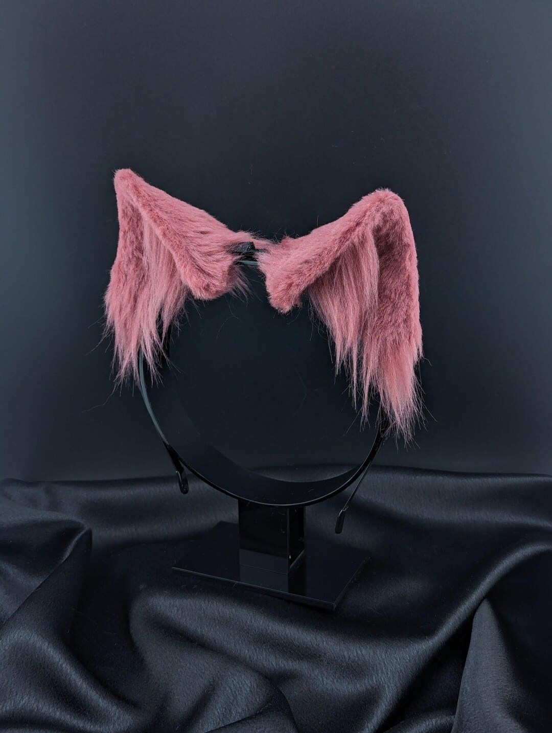 Rose Pink Cat Ears - Etsy