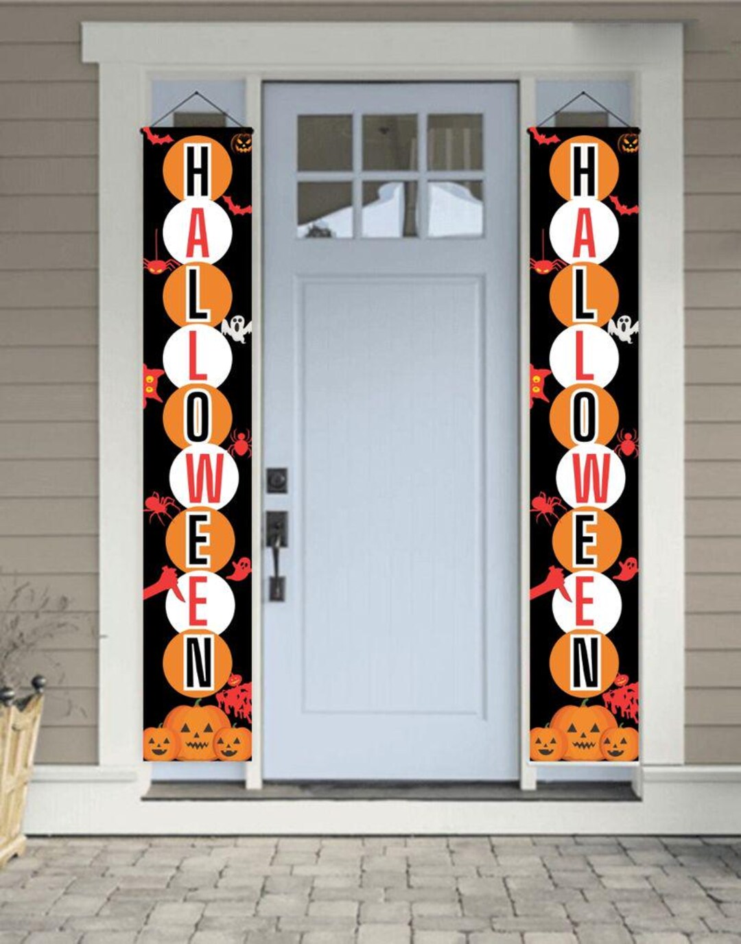 Halloween Door Banner, Doorbanner, Halloweenbanner, Halloweendecoration ...