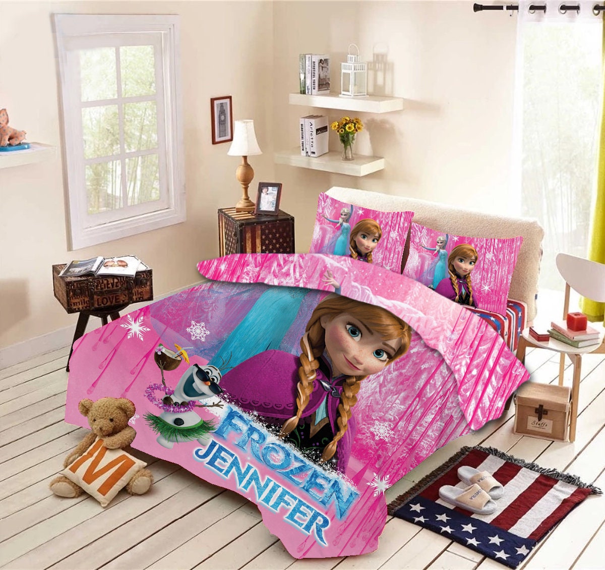 Elsa and Anna Princess bedding set sold by Daniela v Fernandez | SKU ...