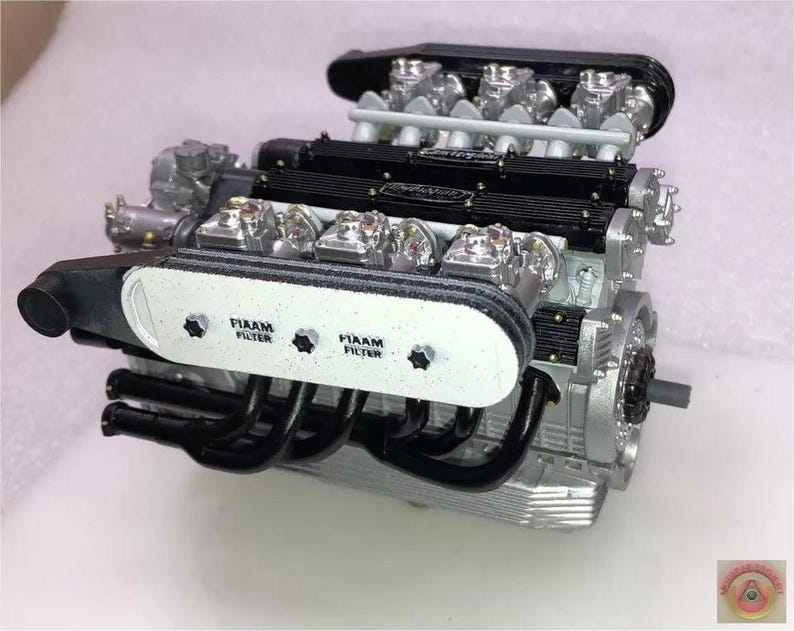 Lamborghini Countach Engine Resin UNPAINTED - Etsy