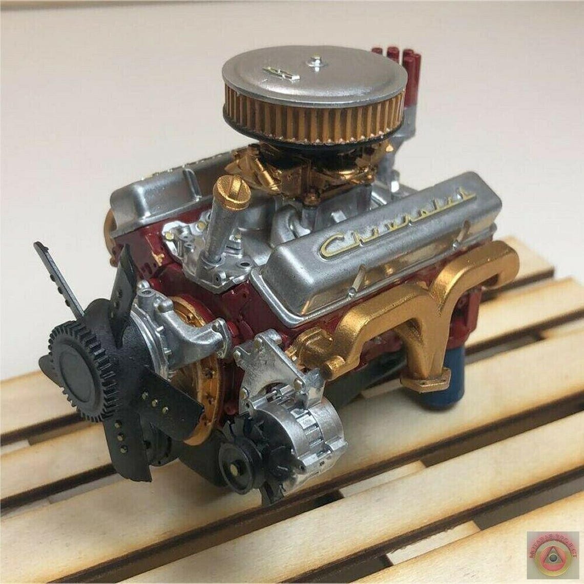 Chevrolet 327 Small Block V8 Engine Resin Print UNPAINTED - Etsy UK