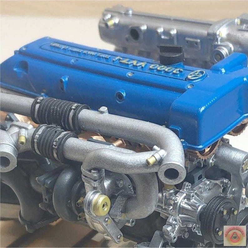 Toyota Supra 2JZ GTE Vvt-i Engine Resin UNPAINTED - Etsy