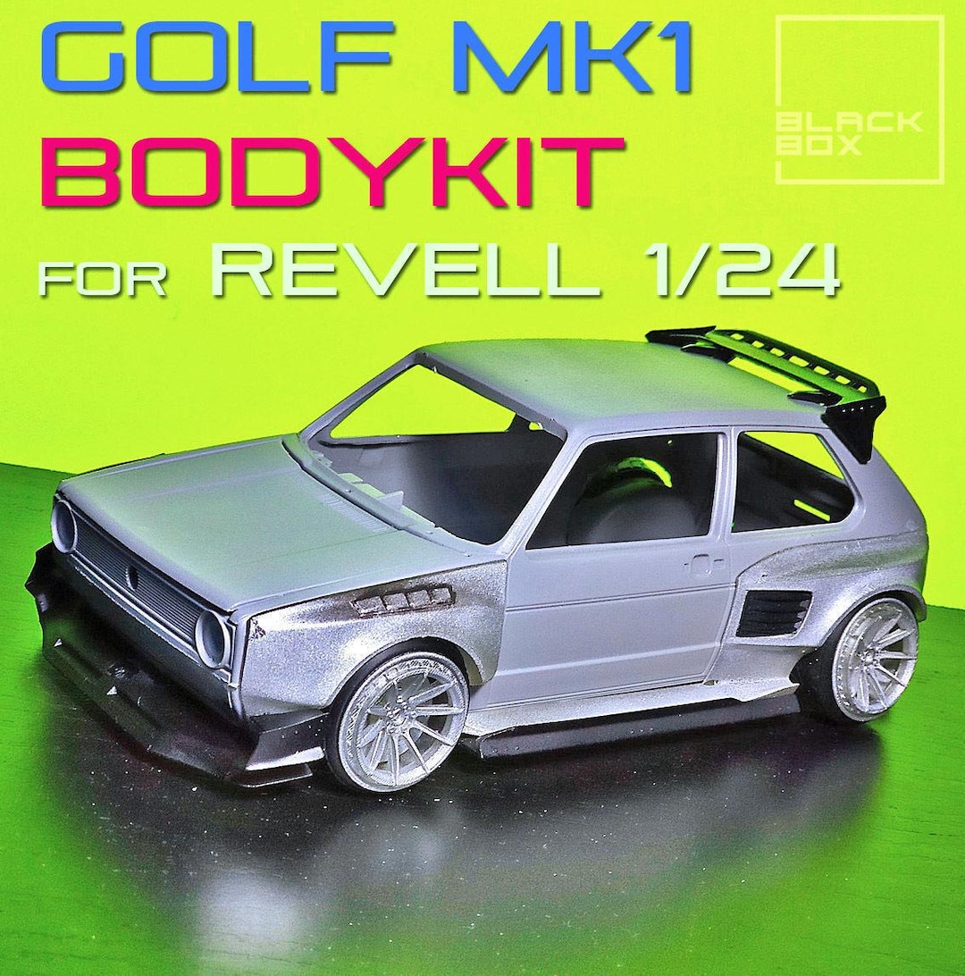 Volkswagen Golf MK1 Widebody Kit Resin Scale Model Cars for Revell ...