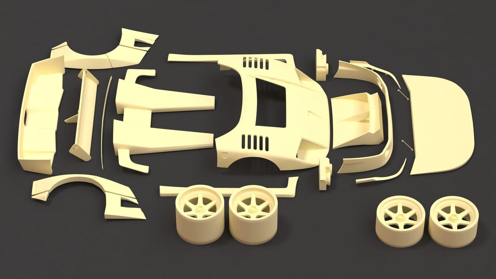 Ferrari F40 Liberty Walk LBWK Widebody Kit Resin Print UNPAINTED - Etsy