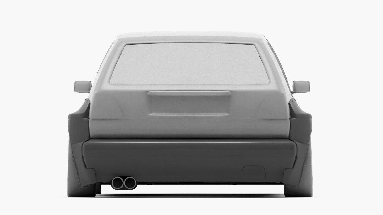 Volkswagen Golf MK2 Pandem Widebody Kit Resin Scale Model Cars ...