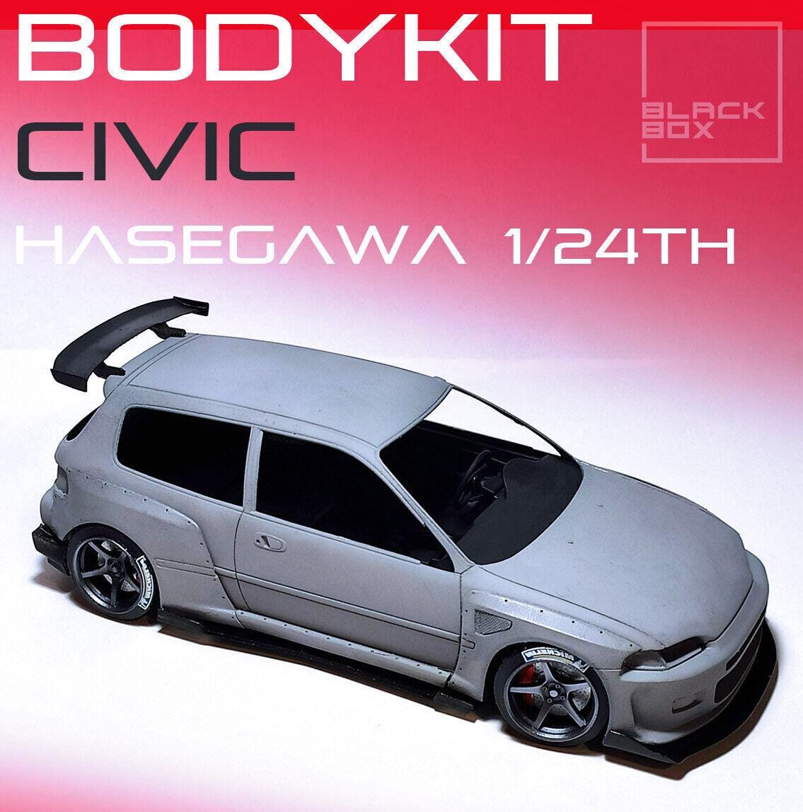 Honda Civic EG6 Pandem Widebody Resin Kit With Wheels for Hasegawa ...