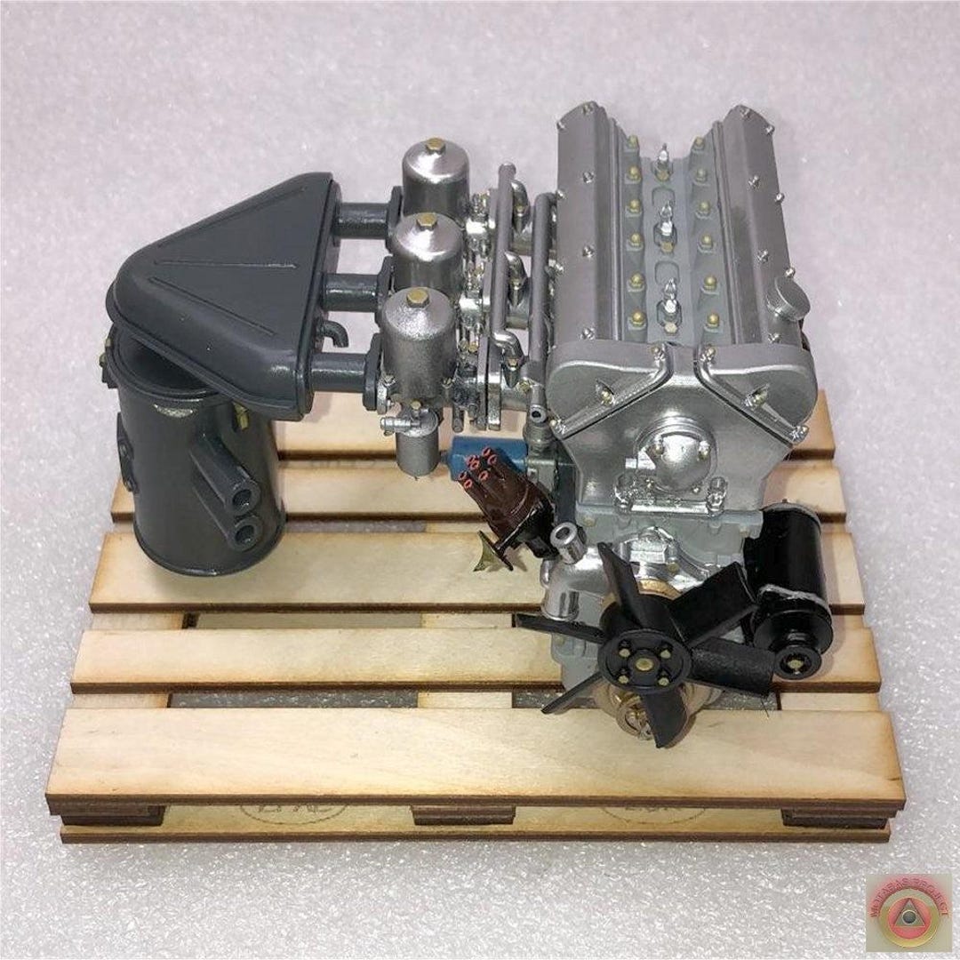 Jaguar XKE E-type Engine Resin UNPAINTED - Etsy