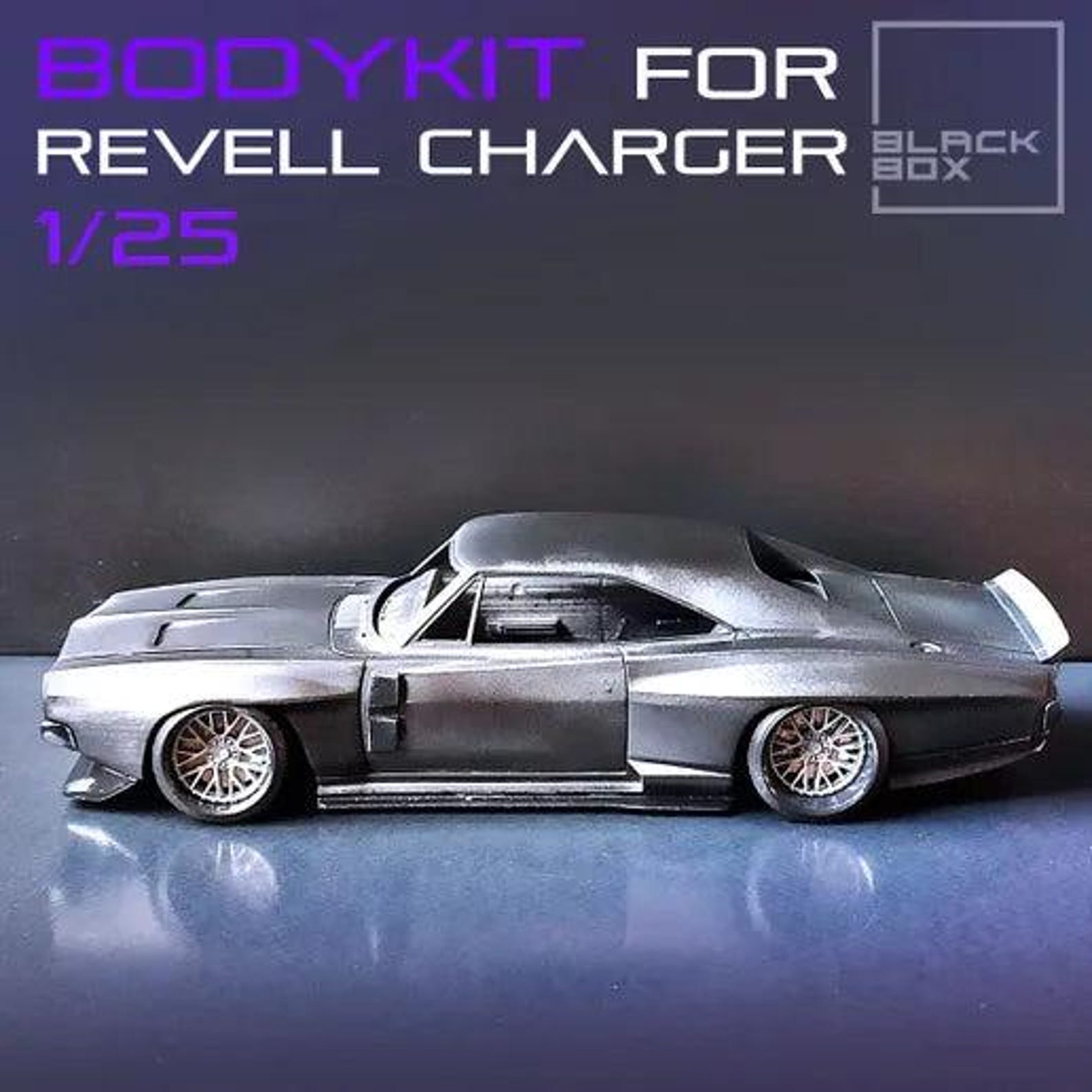 Dodge Charger '68 Widebody Kit for Revell Resin UNPAINTED - Etsy