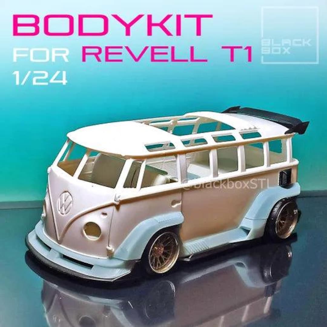 Volkswagen T1 Bus Widebody Kit for Revell UNPAINTED Resin - Etsy UK
