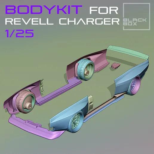 Dodge Charger '68 Widebody Kit for Revell Resin UNPAINTED - Etsy