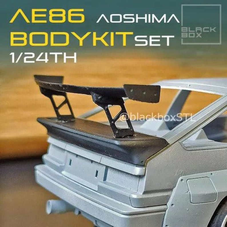 Toyota Corolla Trueno AE86 N2 Widebody Kit for Aoshima - Etsy