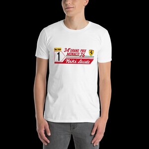Ferrari Niki Lauda Monaco 76 F1 T-shirt - Etsy