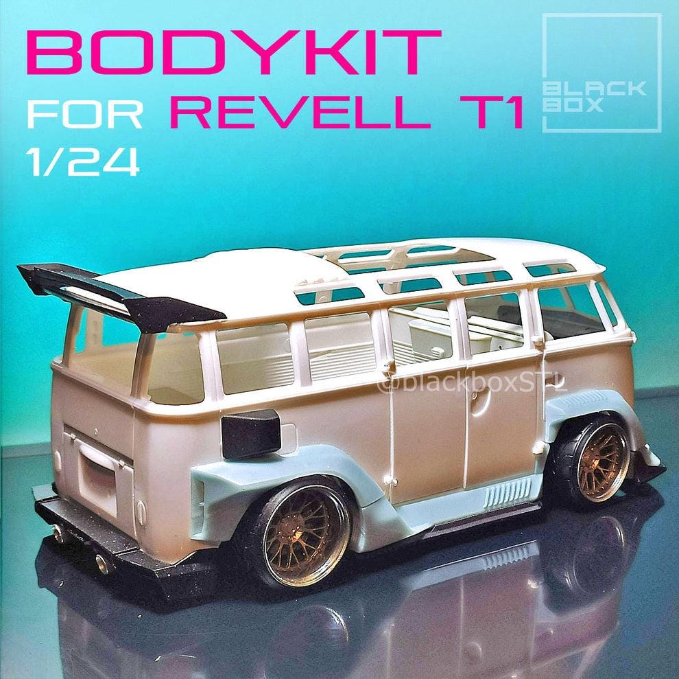 Volkswagen T1 Bus Widebody Kit for Revell UNPAINTED Resin - Etsy