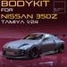 Nissan 350Z Widebody Kit Resin Scale Model Cars for Tamiya UNPAINTED - Etsy