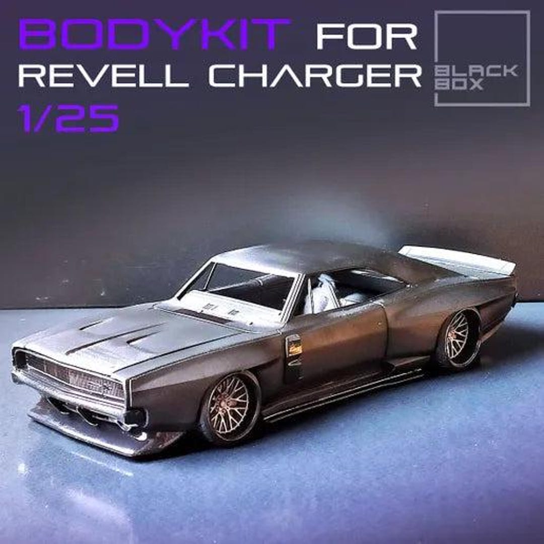 Dodge Charger '68 Widebody Kit for Revell Resin UNPAINTED - Etsy