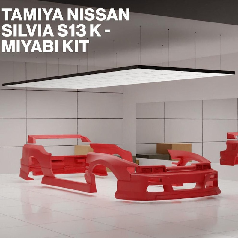 Nissan Silvia S13 Spirit Rei Miyabi Widebody Kit UNPAINTED Resin - Etsy