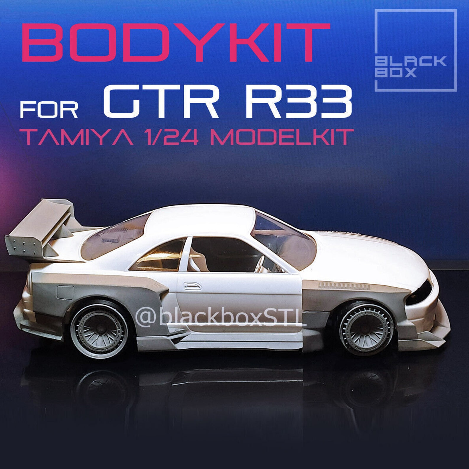 Nissan Skyline GT-R R33 Widebody Kit Resin Print UNPAINTED - Etsy