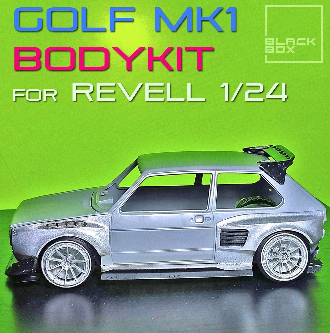 Volkswagen Golf MK1 Widebody Kit Resin Scale Model Cars for Revell ...