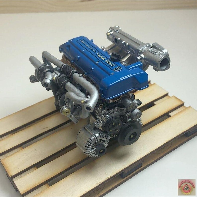 Toyota Supra 2JZ GTE Vvt-i Engine Resin UNPAINTED - Etsy