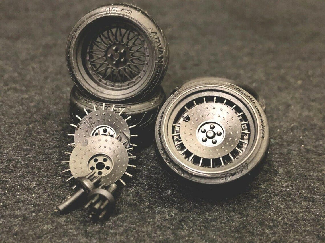 BBS Super RS Turbofan 18" Com Pneus Advan UNPAINTED - Etsy