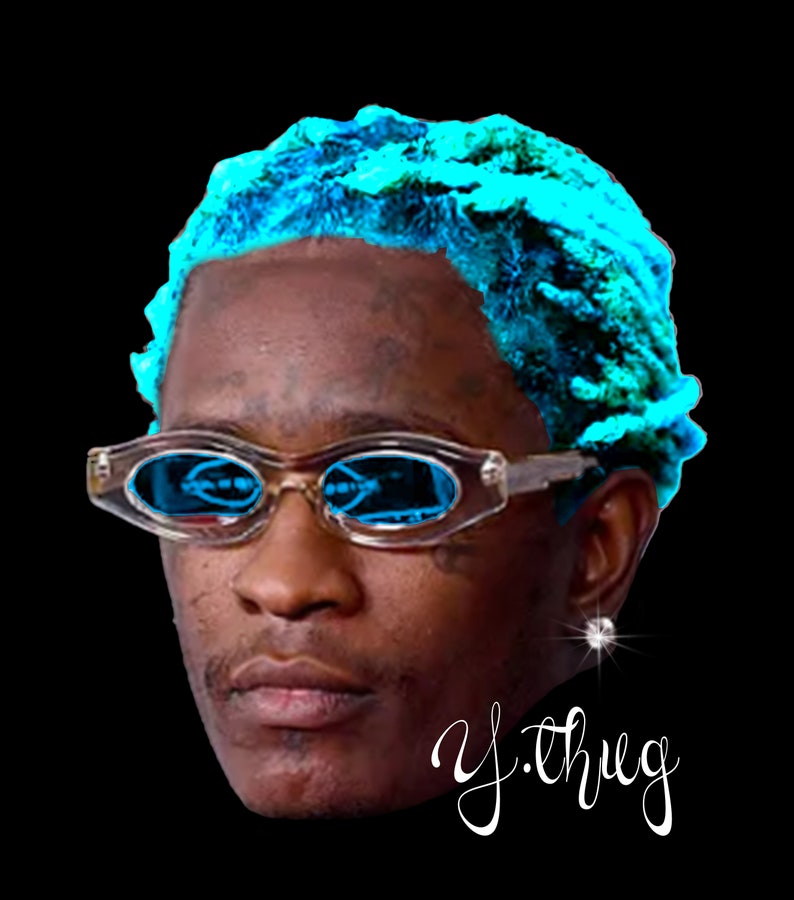 Young Thug T Shirt Design PNG Instant Download 300 Dpi Png - Etsy