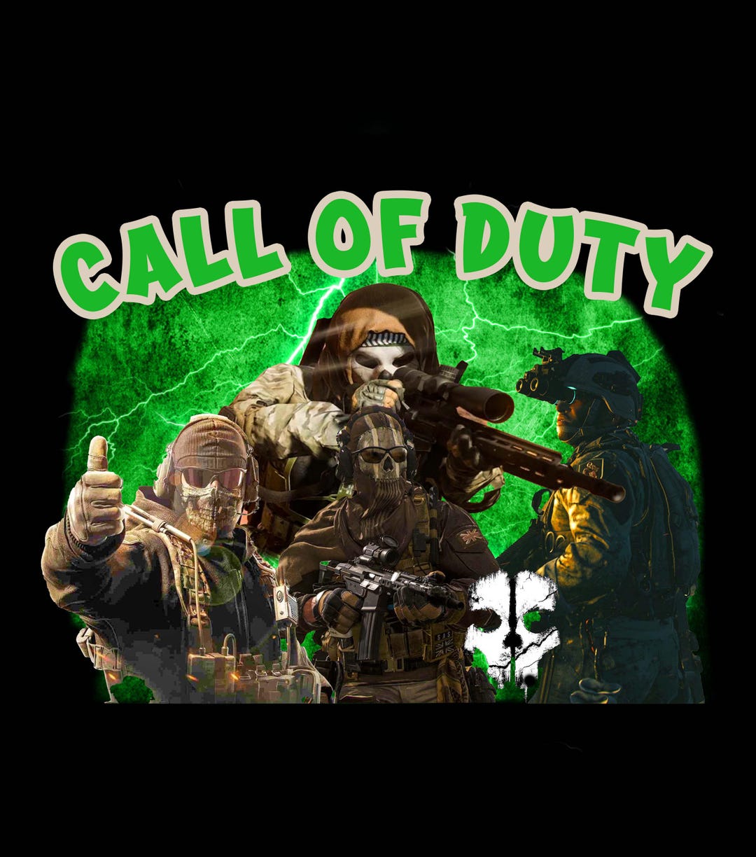 Call of Duty T Shirt Design PNG Instant Download 300 Dpi Png - Etsy