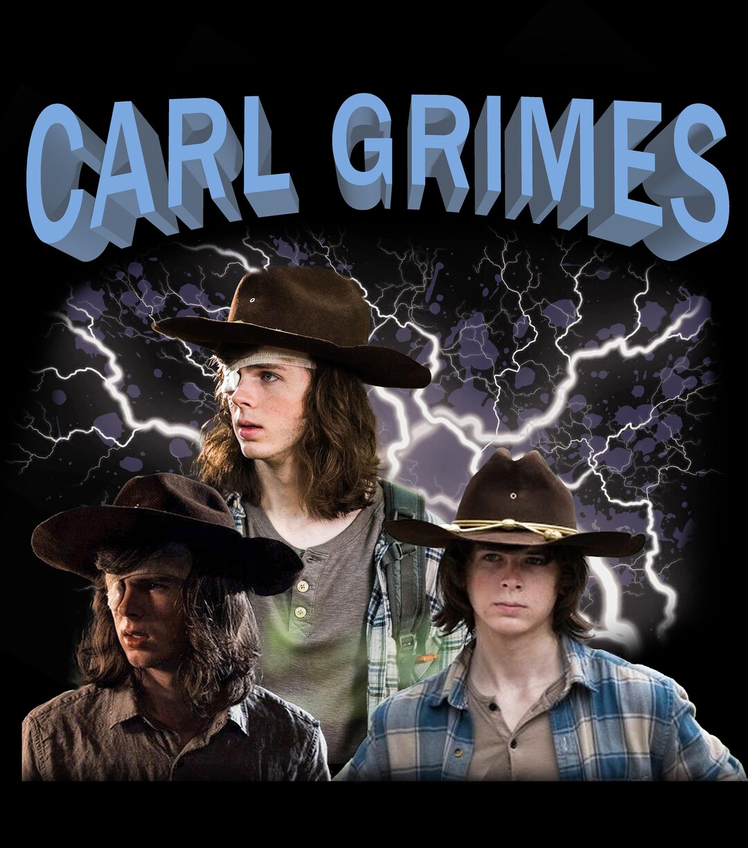 CARL GRIMES T Shirt Design PNG Instant Download 300 Dpi Png - Etsy