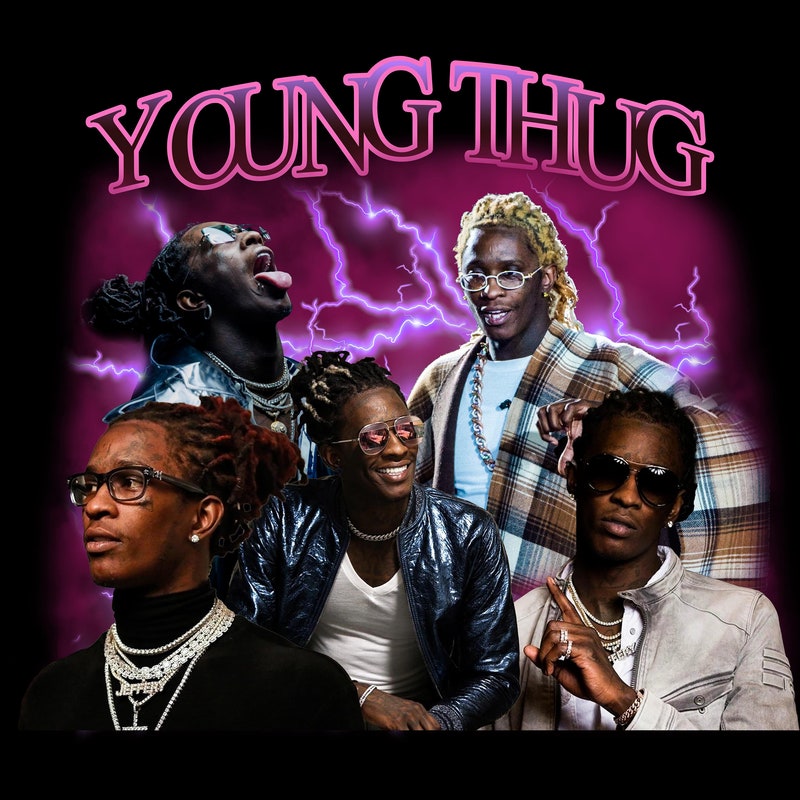 Young Thug Graphic Tee - Etsy