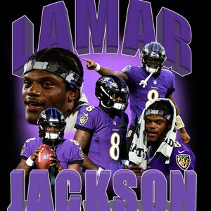 LAMAR JACKSON T Shirt Design PNG Instant Download 300 Dpi Png - Etsy