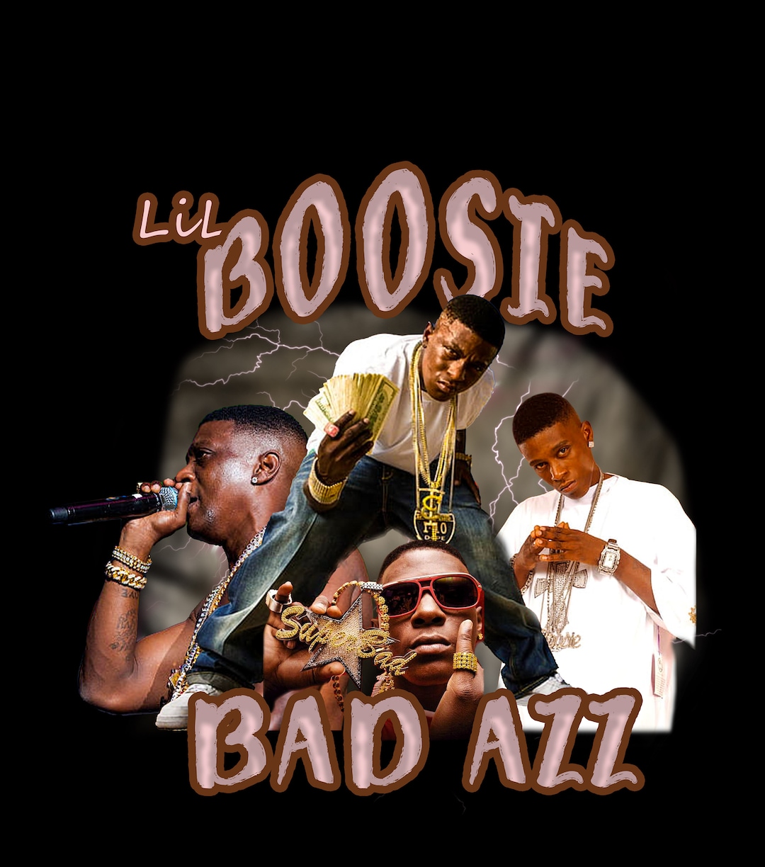 Lil Boosie Bad Azz T Shirt Design PNG Instant Download 300 Dpi Png - Etsy