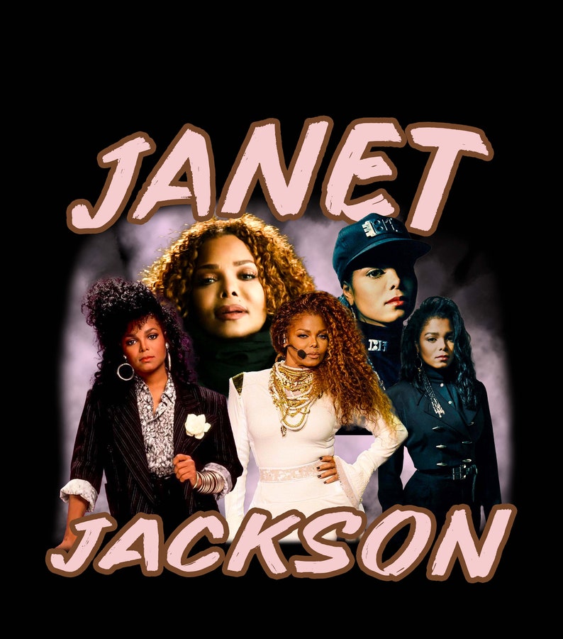 JANET JACKSON T Shirt Design PNG Instant Download 300 Dpi Png - Etsy