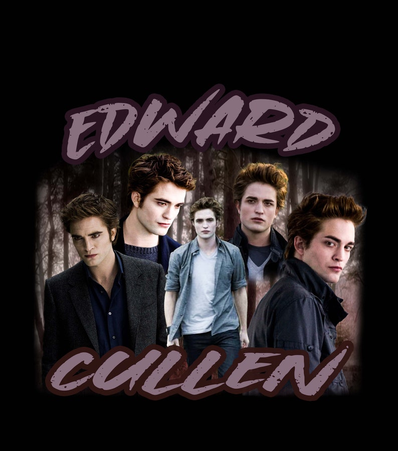 EDWARD CULLEN T Shirt Design PNG Instant Download 300 Dpi Png - Etsy