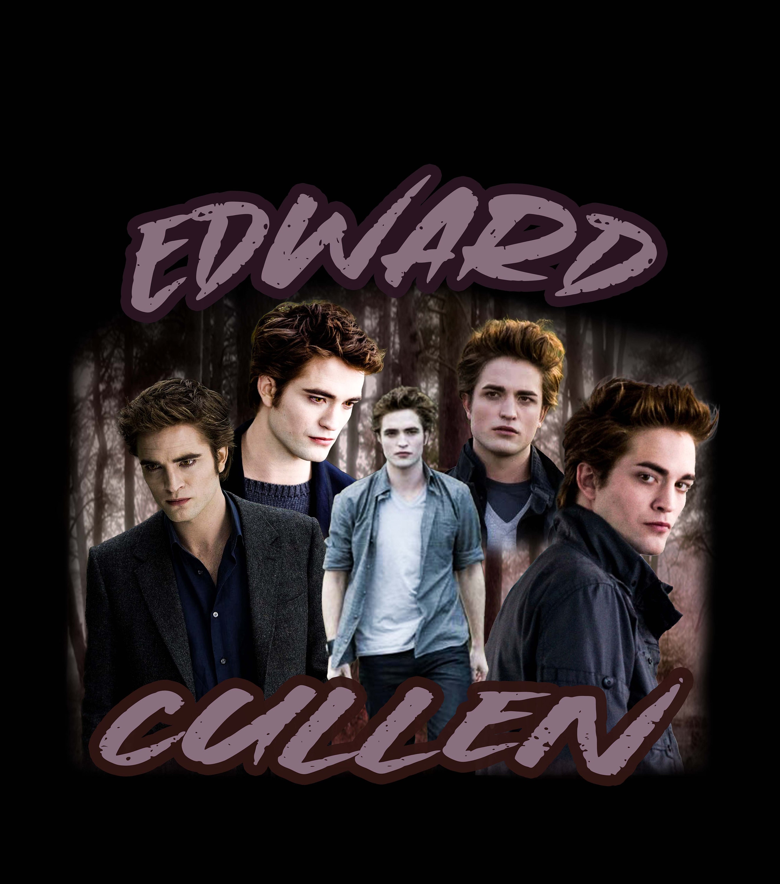 EDWARD CULLEN T Shirt Design PNG Instant Download 300 Dpi Png - Etsy