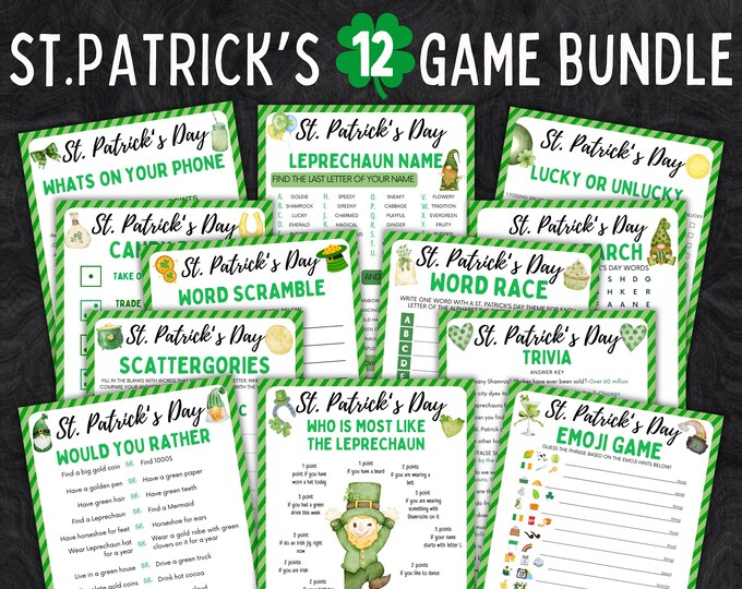 St Patricks Day Games | St Patricks Day Friendly Feud Game | St ...